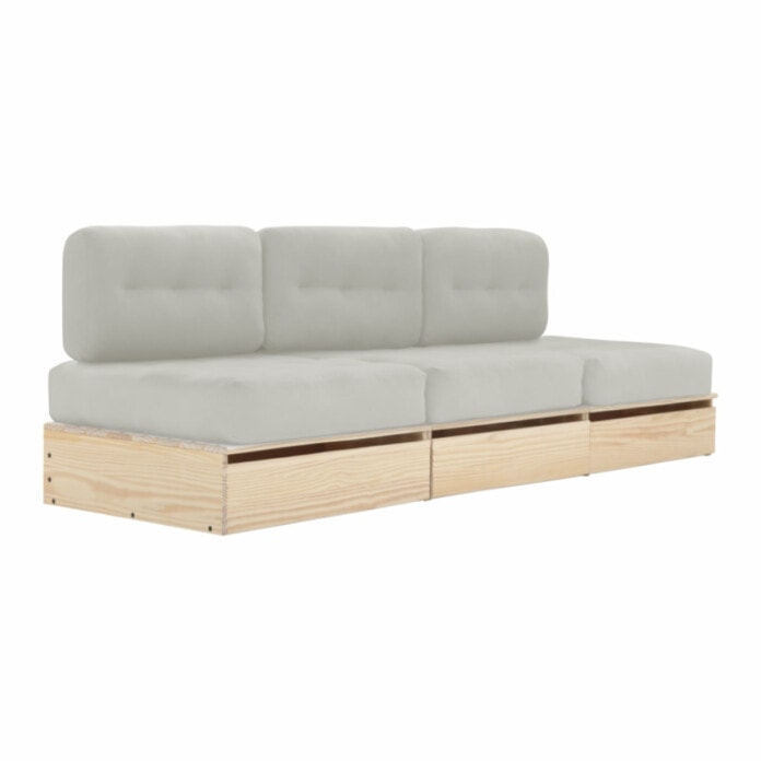 sofá 3 lugares pallet • Futon Company